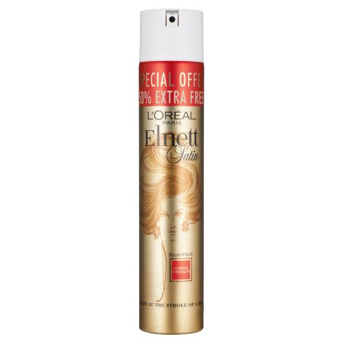 L'Oreal Elnett Satin Normal Strength Hair Spray for Unisex | New London ...